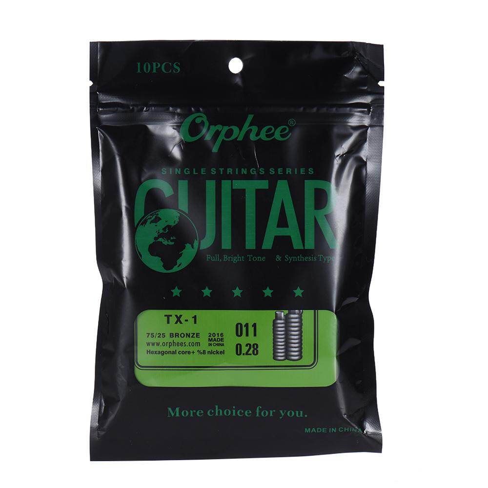 Orphee TX-1 Single String Replacement for Acoustic Folk Guitar 1st E ...