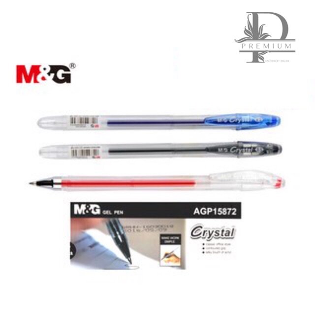 M&G AGP15872 Crsyal Gel Pen 0.7mm / M&G Gel Pen / Pen Sedap / Pen Basah ...