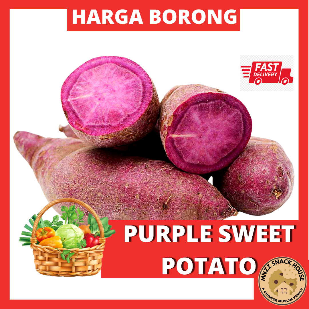 1 KG ] Fresh Purple Sweet Potato Organic Cameron Highland Ubi Keledek ...