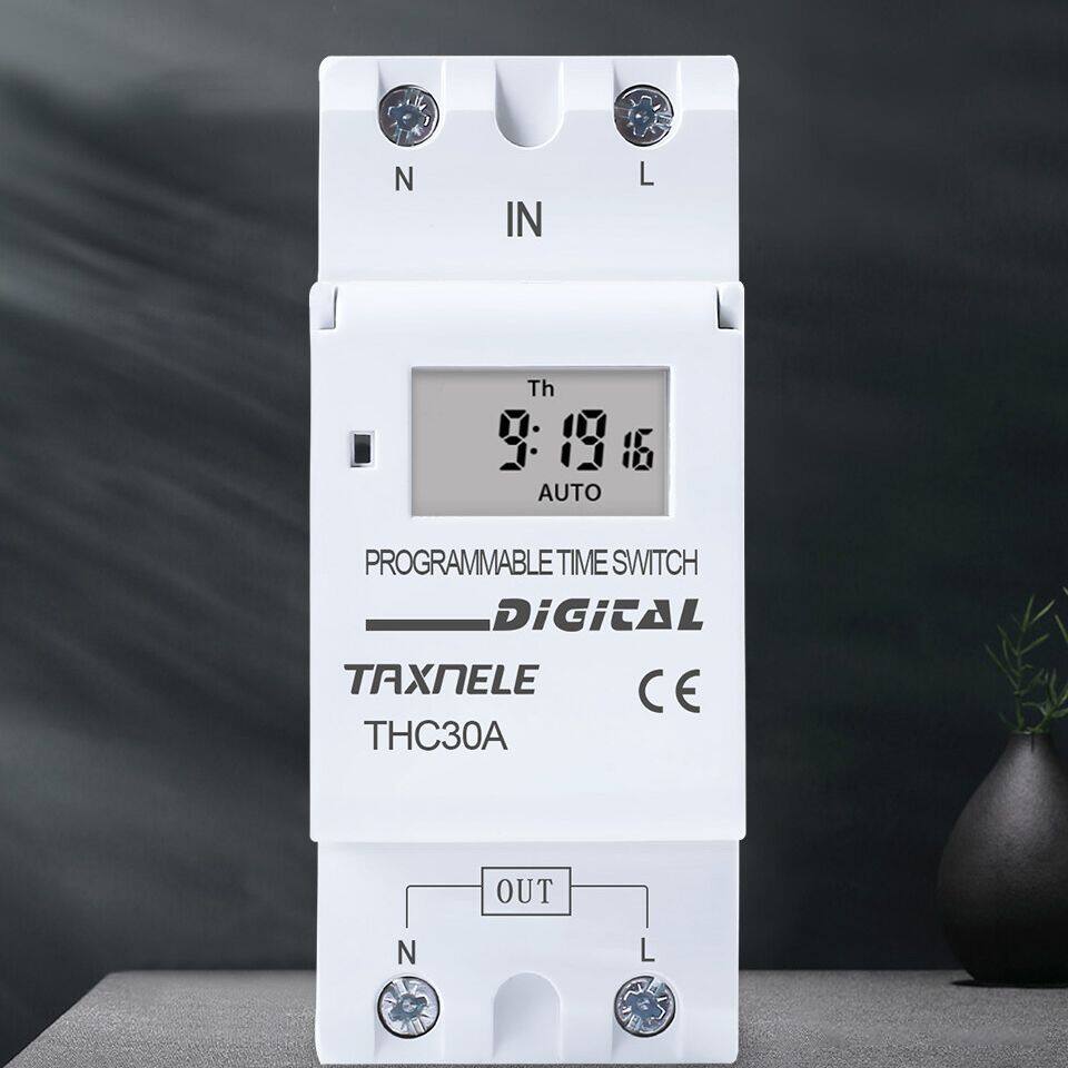 Weekly 7 Days Programmable Digital Timer Switch THC-30A Relay Timer ...