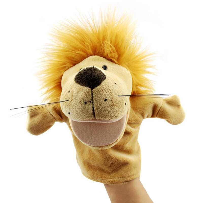 DENOSWIM Animal Hand Puppet Cartoon Plush Toys Role Playing Family Toy ...