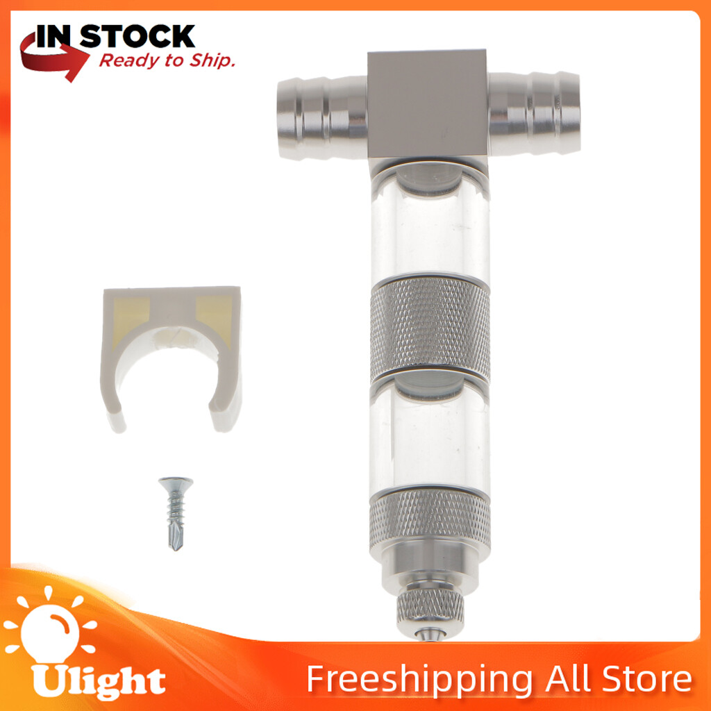 Ulight Inline Co2 Atomiser หัวกระจายอากาศเคาน์เตอร์ Aquarium สำหรับท่อ ...