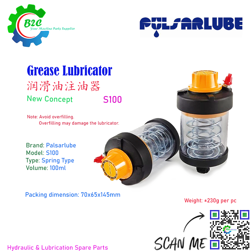 Pulsarlube S100 New Concept Spring Type Lubrication Automatic Single ...