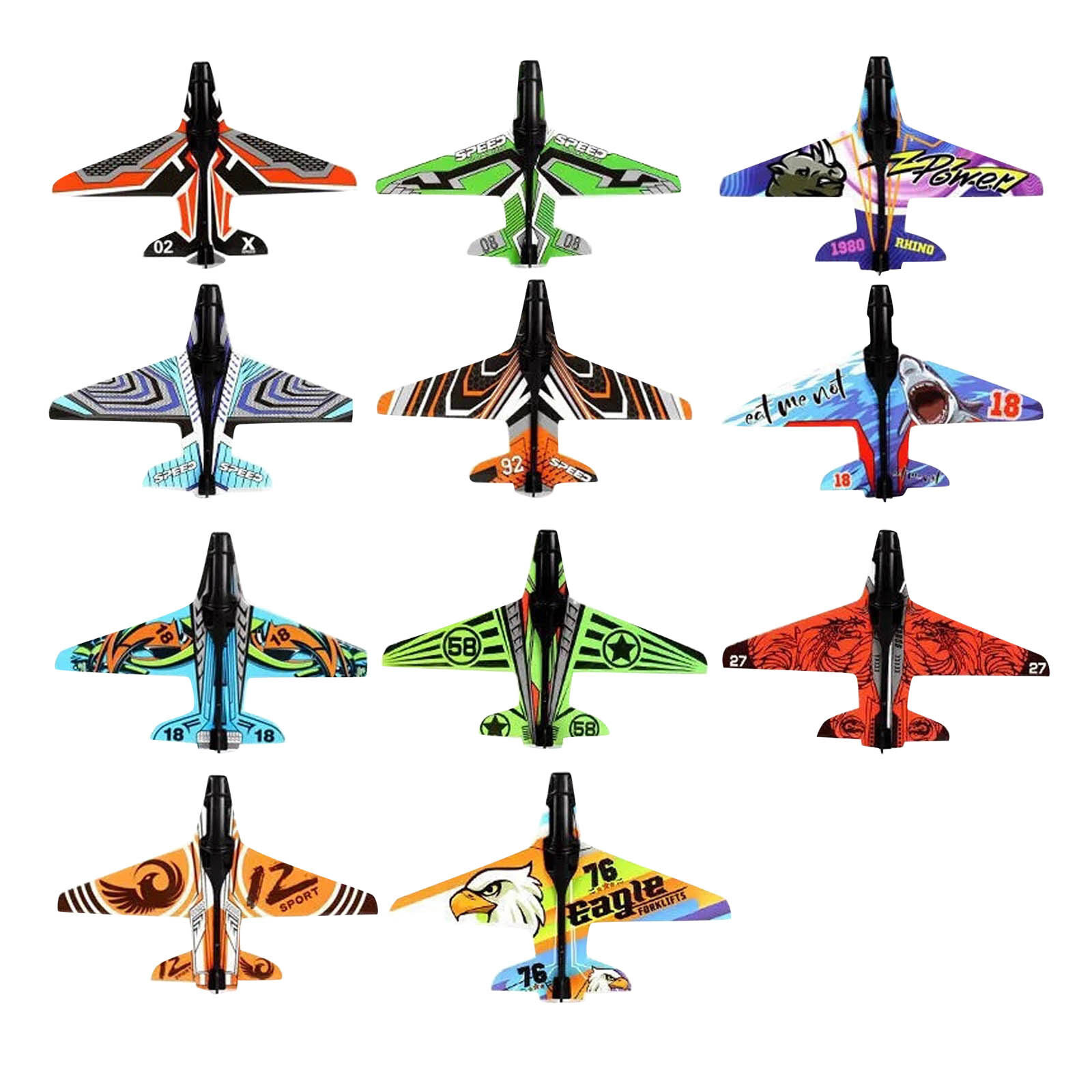 LovelyDaisy Bubble Catapult Plane One-Click Ejection Model Foam ...