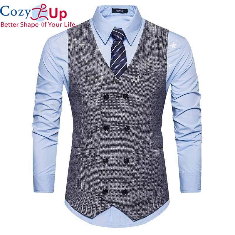 Cozy Up Vintage Brown Tweed Vests Wool Herringbone British Style Custom ...