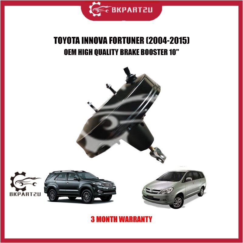 TOYOTA INNOVA FORTUNER (2004-2015) BRAKE BOOSTER 10'' SERVO PUMP MADE ...