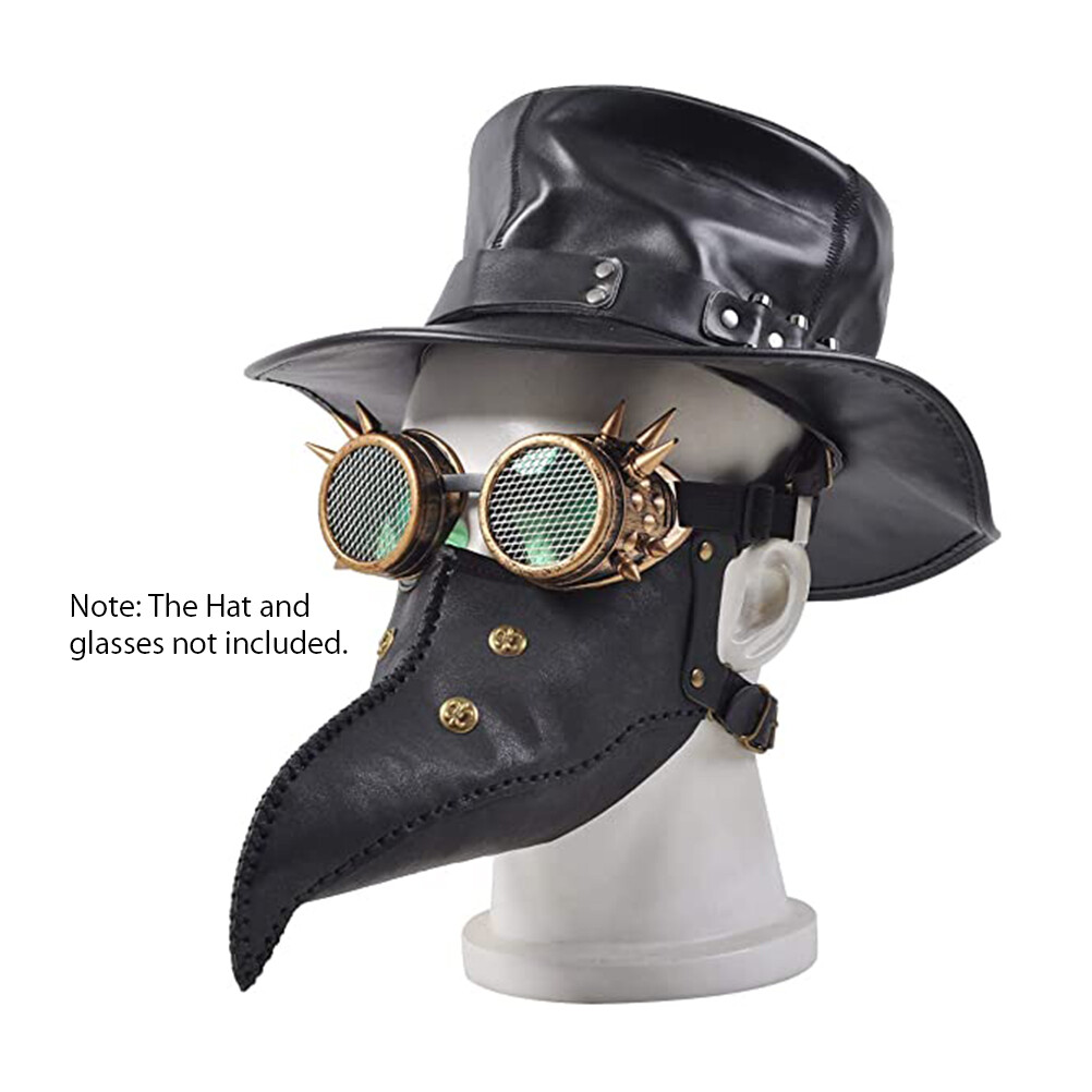 Halloween Face Mask Punk Beak Cosplay Mask Carnival Party Bar Costume ...