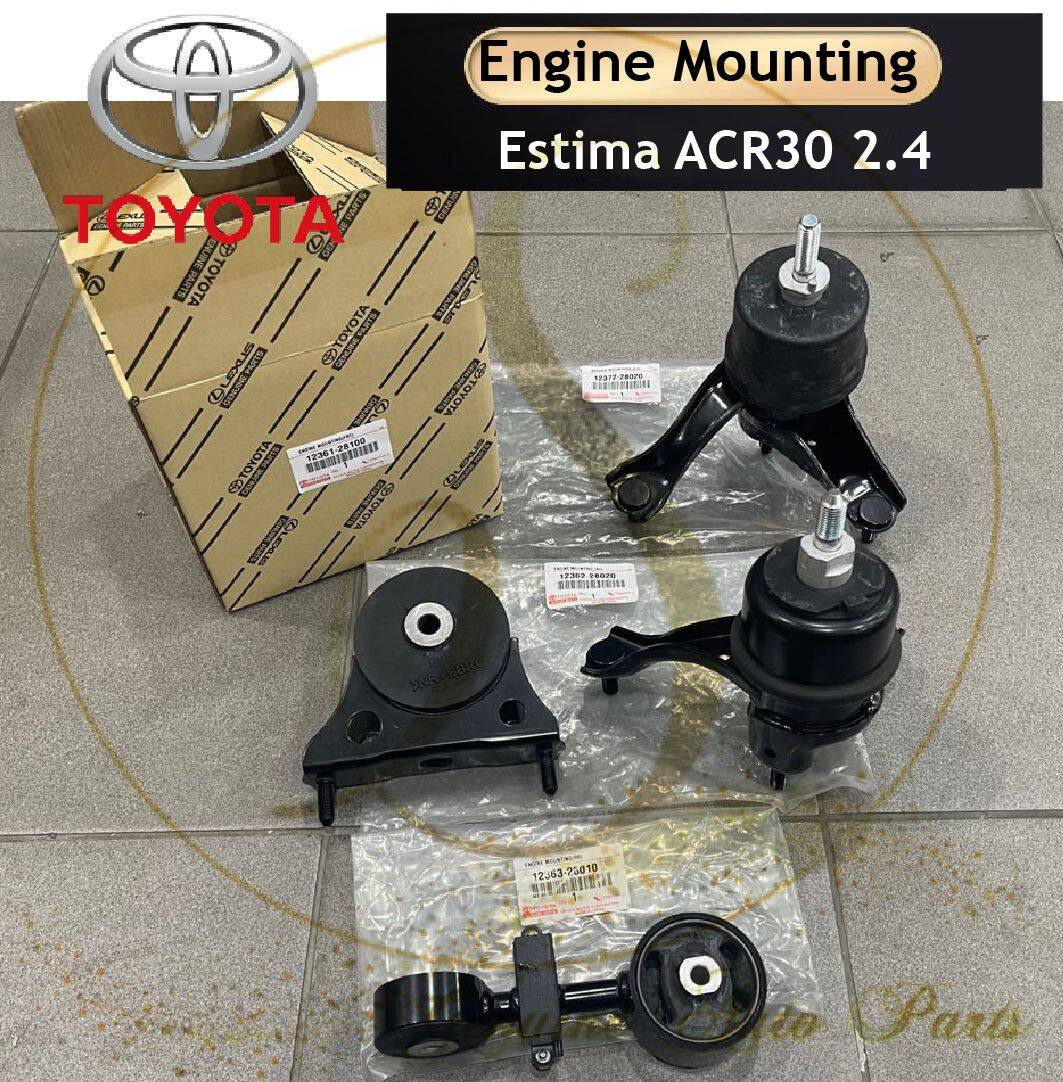 (100% ORIGINAL JAPAN ) TOYOTA ESTIMA ACR30 ENGINE MOUNTING SET 2.4 ...
