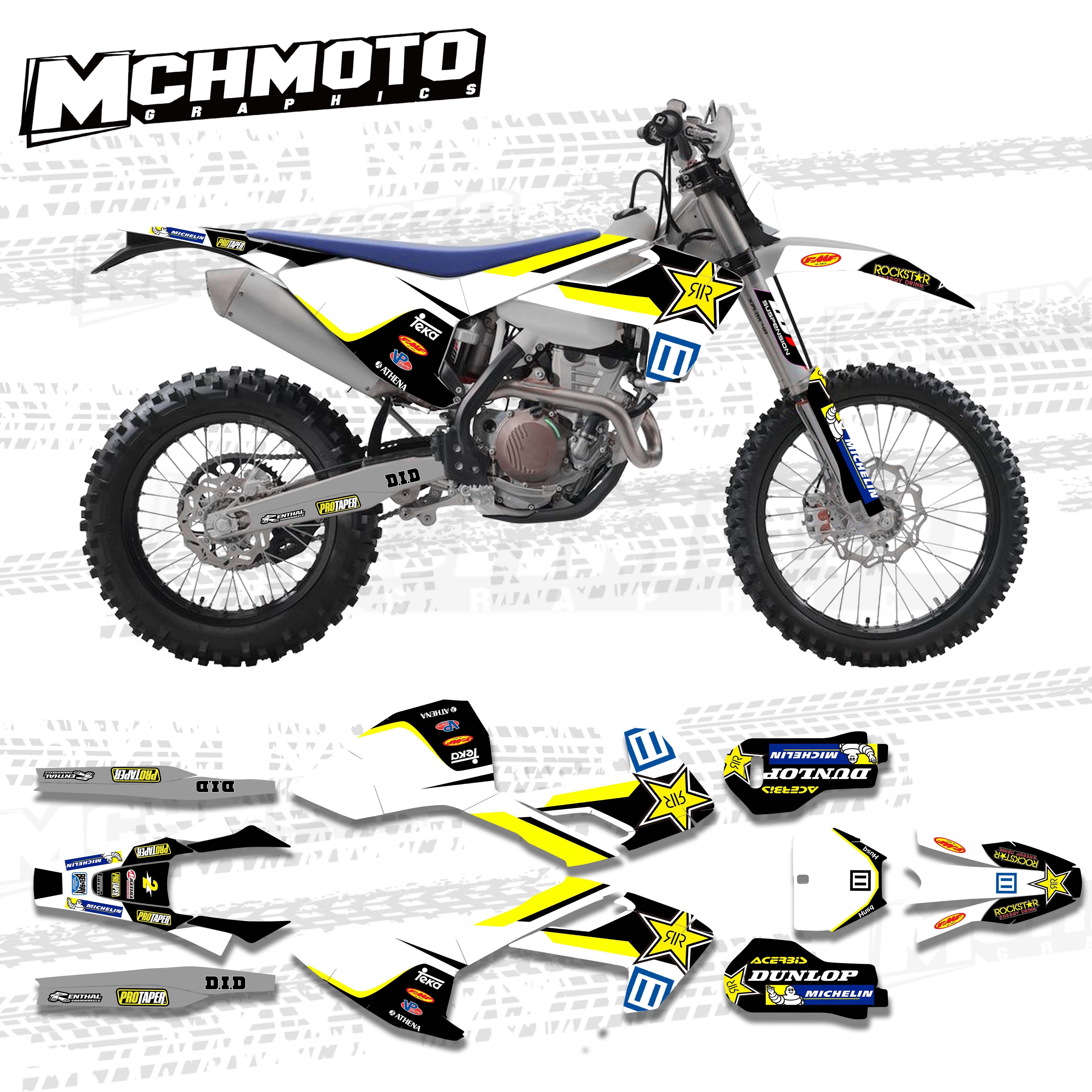 MCHMFG รถจักรยานยนต์ทีมกราฟิก Decal & ชุดสติกเกอร์ DECO สำหรับ ...