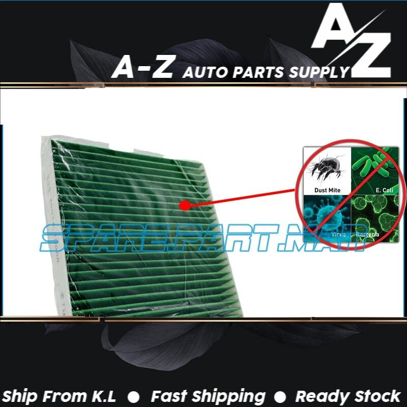 🅾️OEM🅾️ PERODUA MYVI ALZA BEZZA AXIA GREEN CARBON CABIN AIR FILTER ...