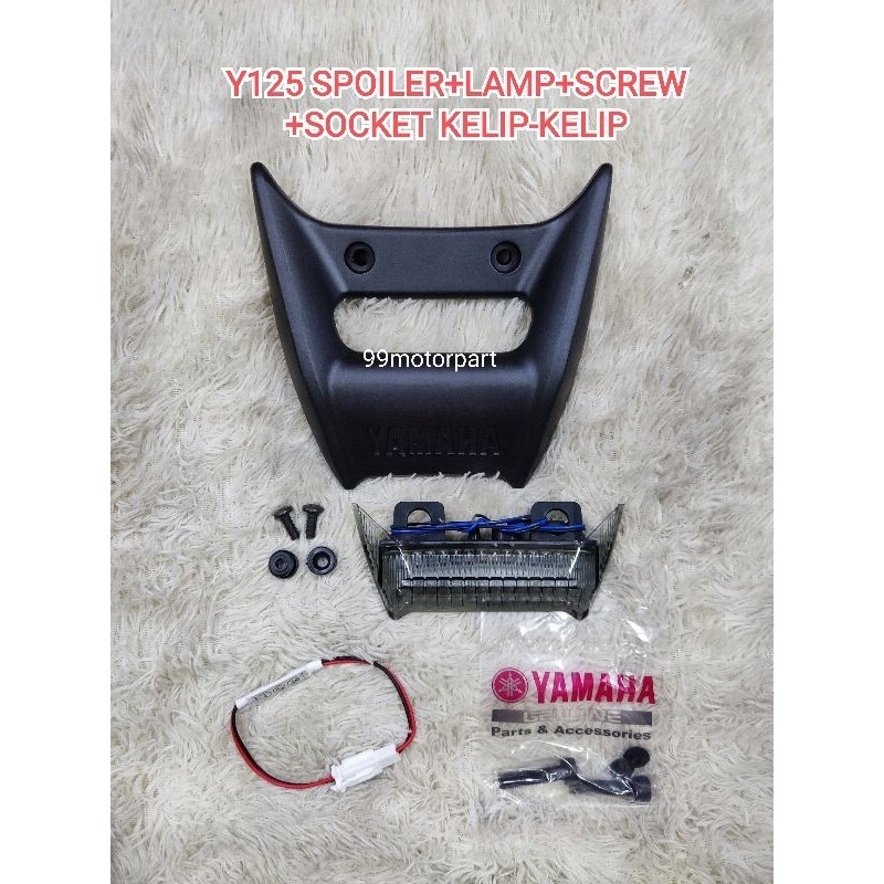 YAMAHA Y125 Y125Z Y125-Z Y125ZR Y125-ZR SPOILER L-BAR WITH (LED LIGHT ...