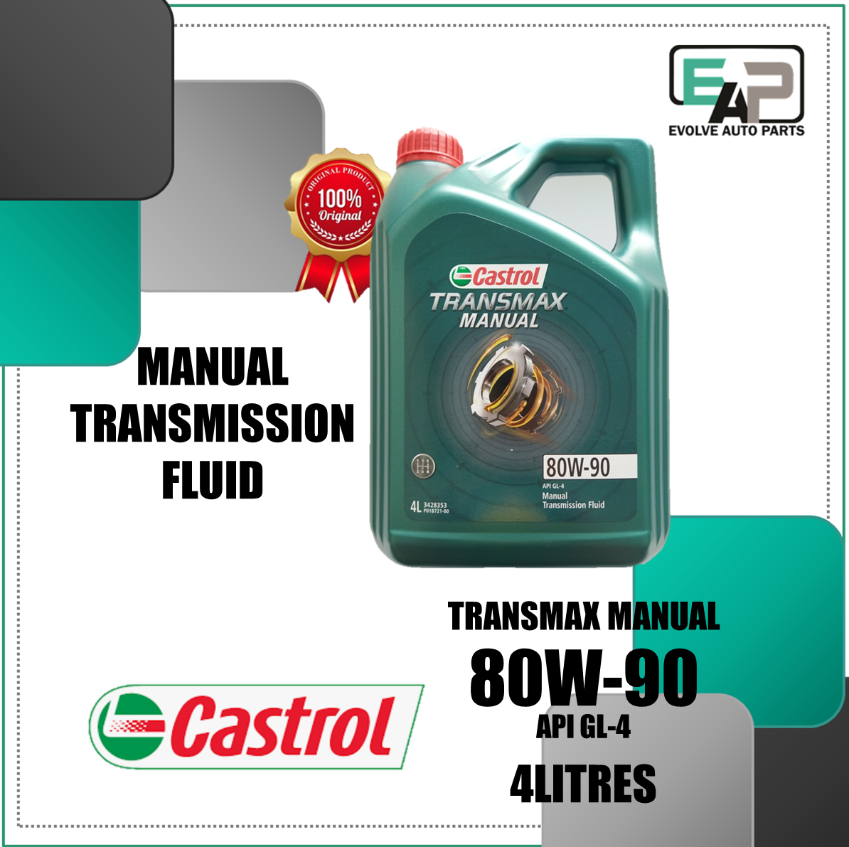 CASTROL TRANSMAX MANUAL 80W-90 | Lazada