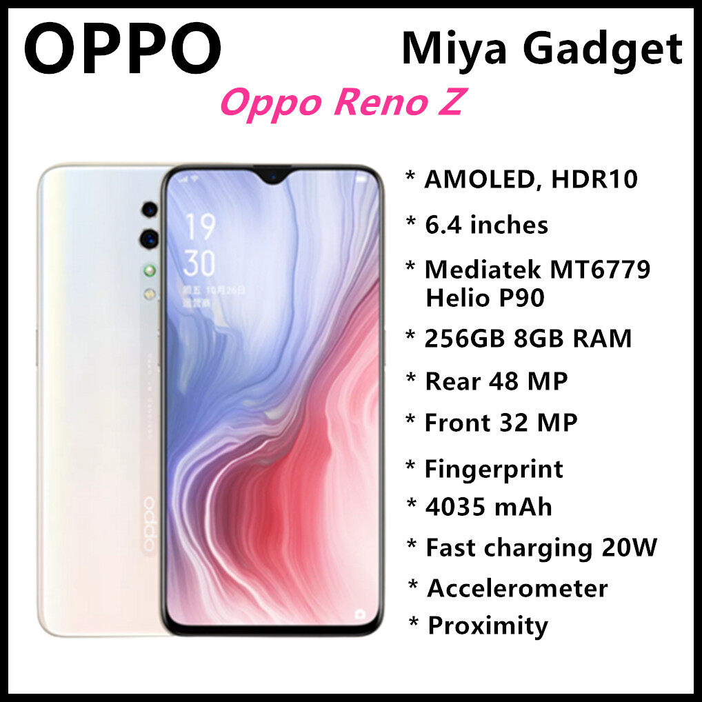Oppo Reno Z 8GB Ram + 256GB Rom 6.4 inch 48MP Dual Camera LTE l 1 Year ...