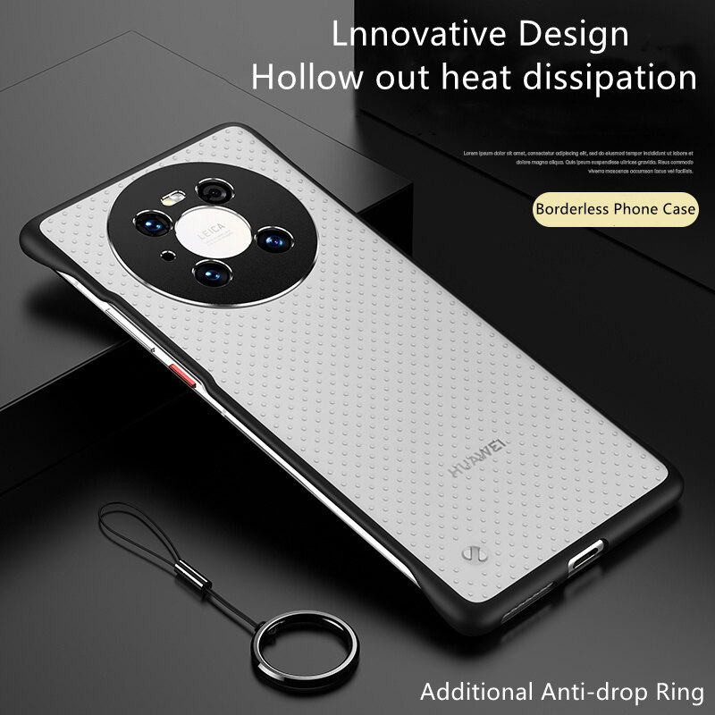 Lnnovation Design Borderless Mesh Heat Dissipation Mobile Phone Case for Huawei P50 40 30 Pro ...