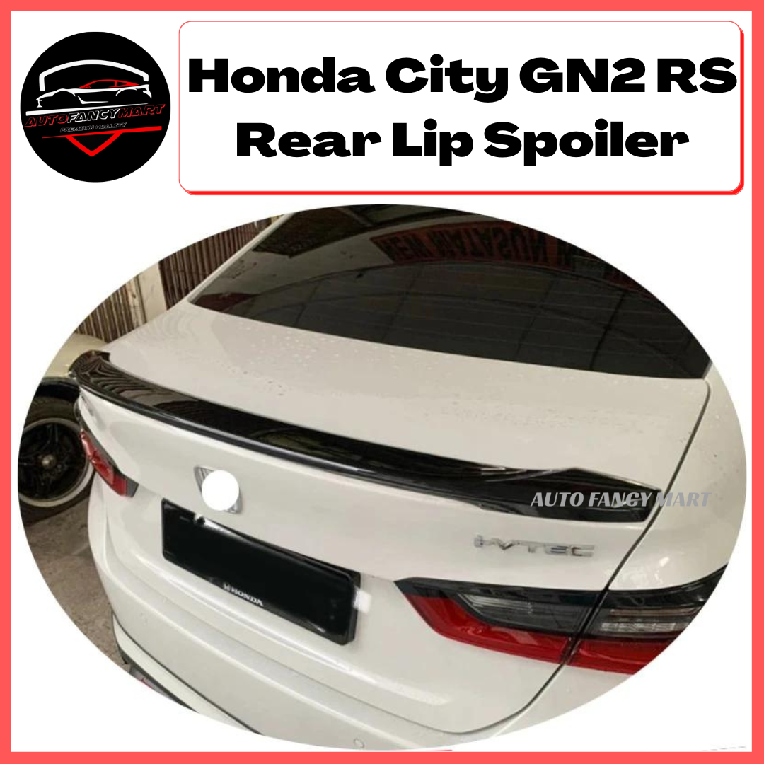 Honda City 2020 GN2 RS Rear LIp Ducktail Spoiler Carbon UV Black | Lazada
