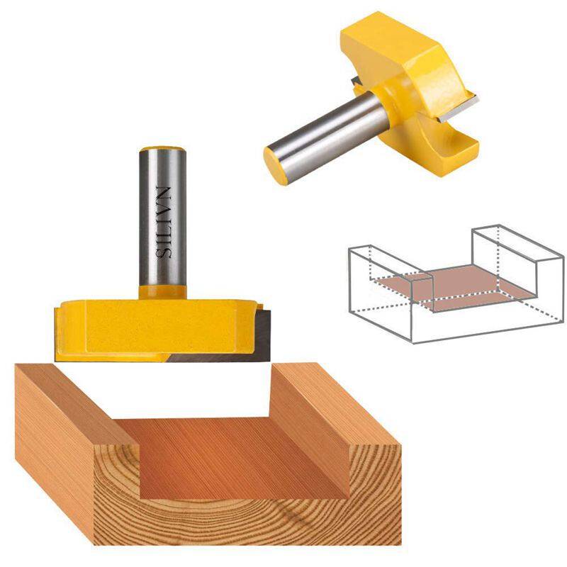 1/2 Inch Shank 2-1/4 Inch Diameter Bottom Cleaning Router Bit ...