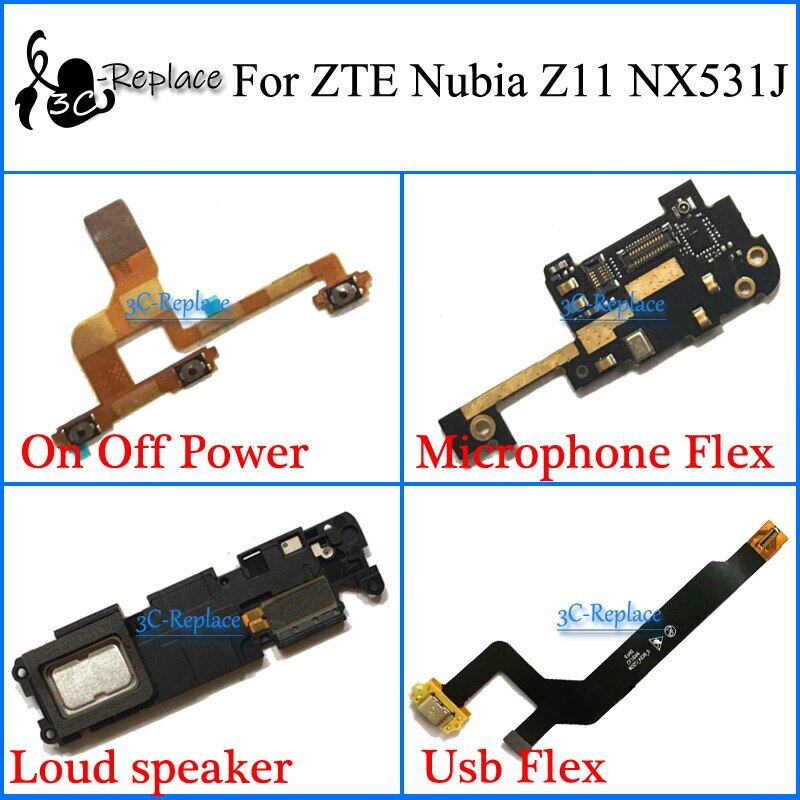 For ZTE Nubia Z11 NX531J Usb Flex Motherboard cable Microphone Flex ...