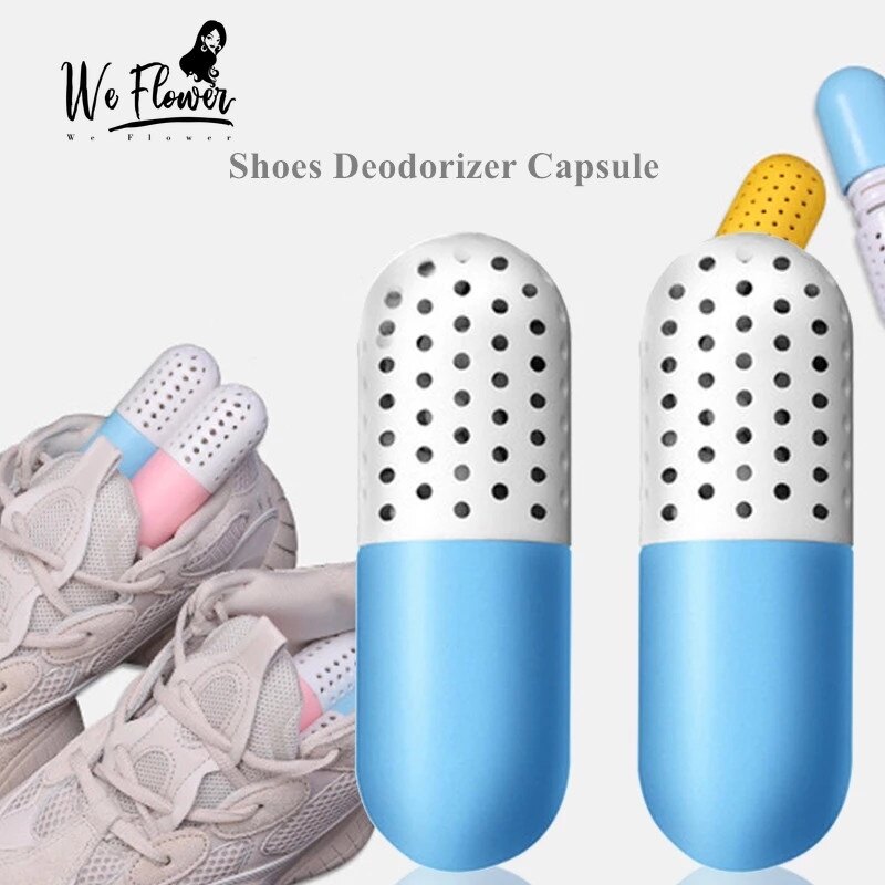 We Flower 2PCs Sneaker Deodorant Capsule Portable Shoes Deodorizer Shoe ...