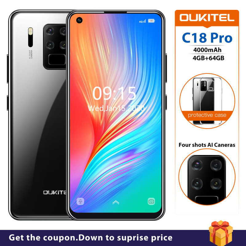 Seg Maker เดิมและใหม่ OUKITEL C18 Pro 6.55 HD + 4GB 64GB 16MP 4กล้อง HD ...