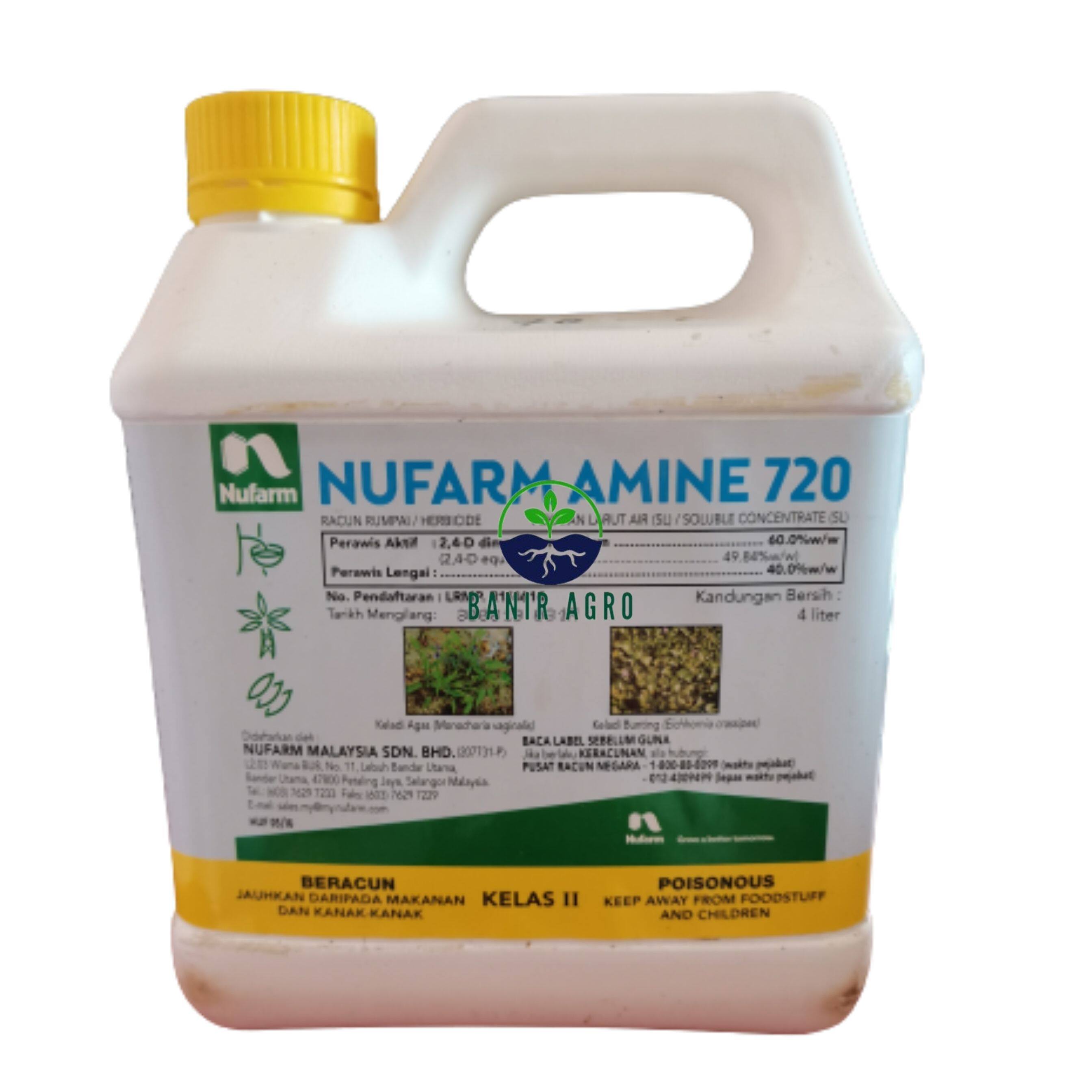 🔥JIMAT🔥 NUFARM AMINE 720 4LITER RACUN RUMPAI/RACUN RUMPUT/NUFARM ...