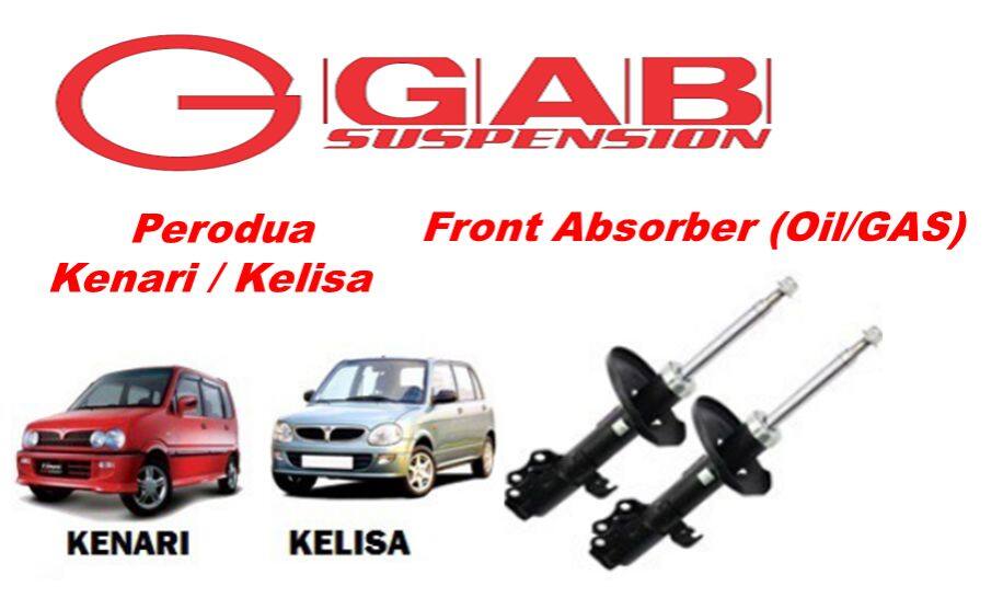 Original GAB Absorber Perodua Kelisa, Kenari Front (Depan) | Lazada