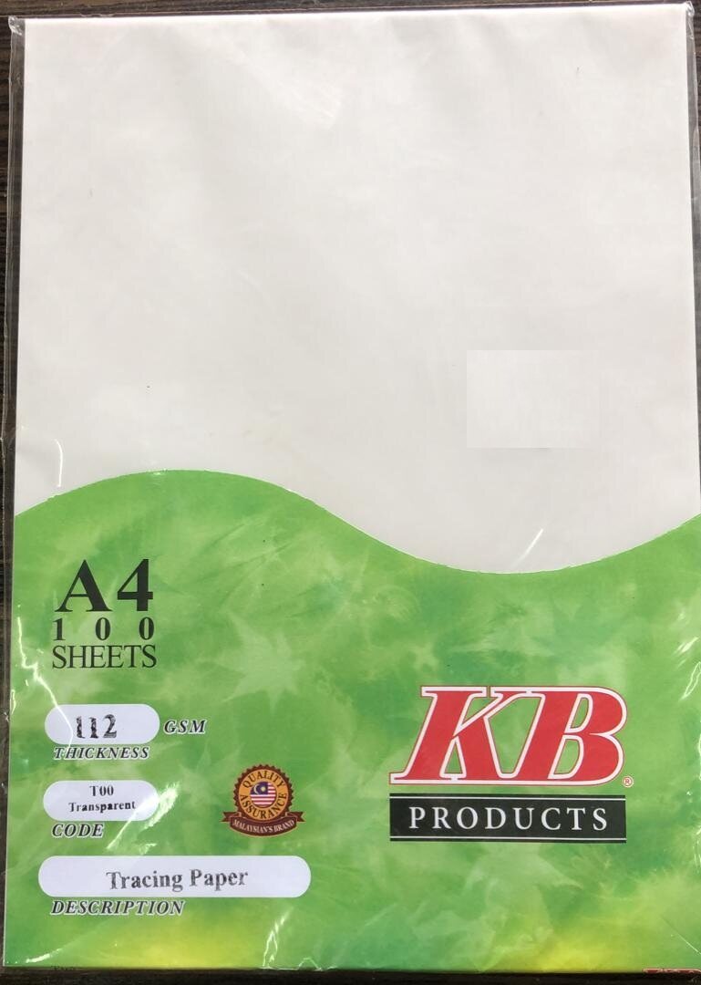 A4 Size tracing paper / 112gsm 10’s | Lazada