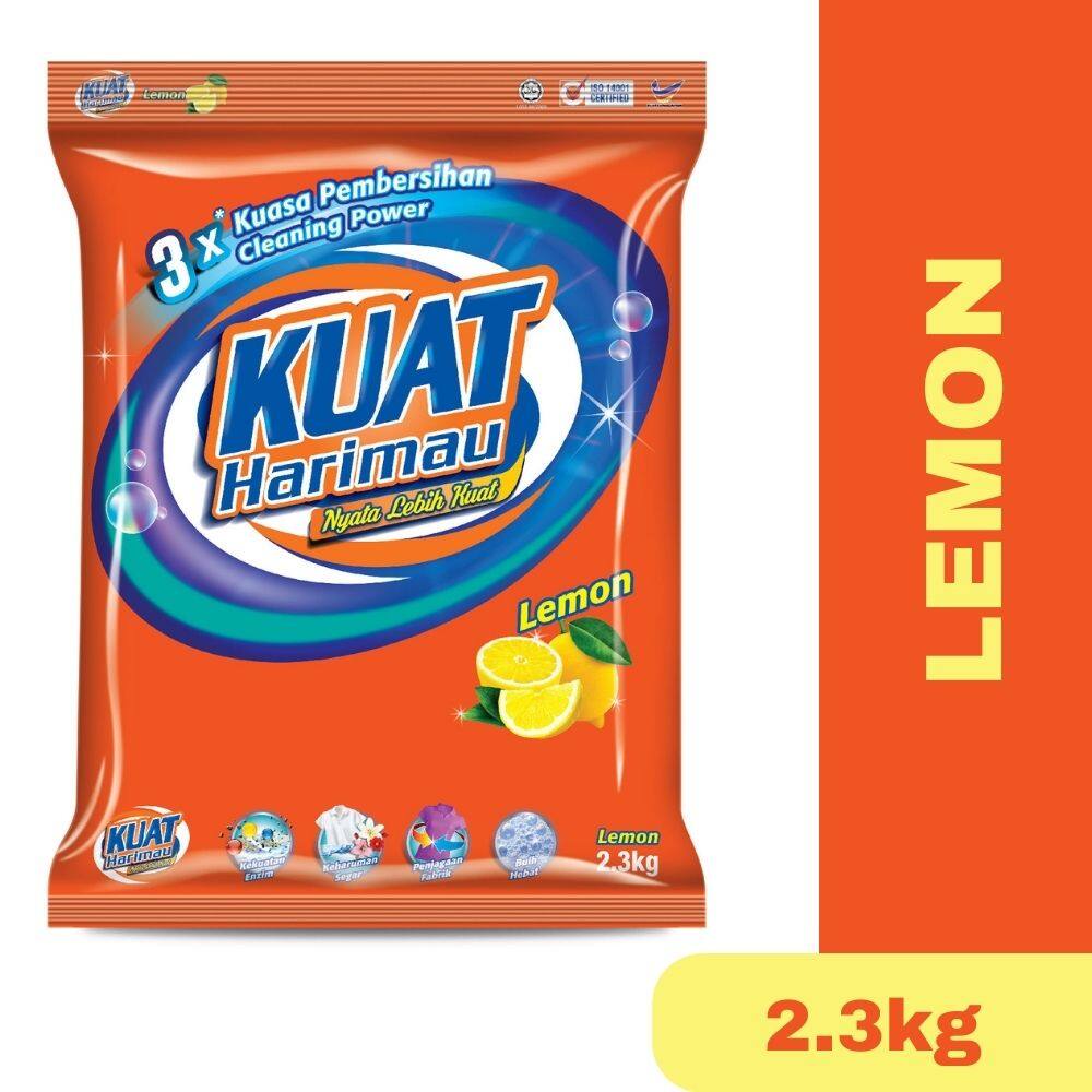 Kuat Harimau Detergent Powder Lemon 2.3kg | Lazada