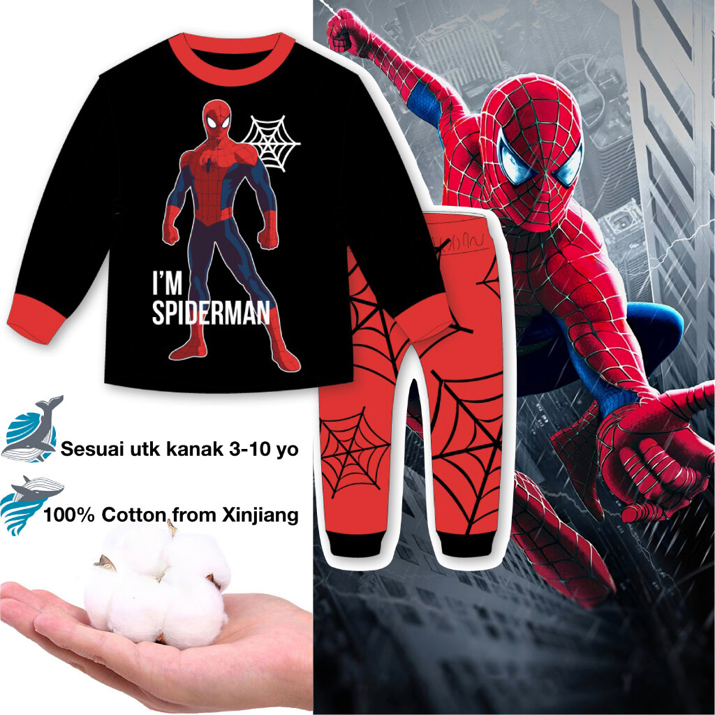 🐳 3Y-10Y 100% Cotton 2 in 1 Baby Kids Children LONG SLEEVES PANT ...