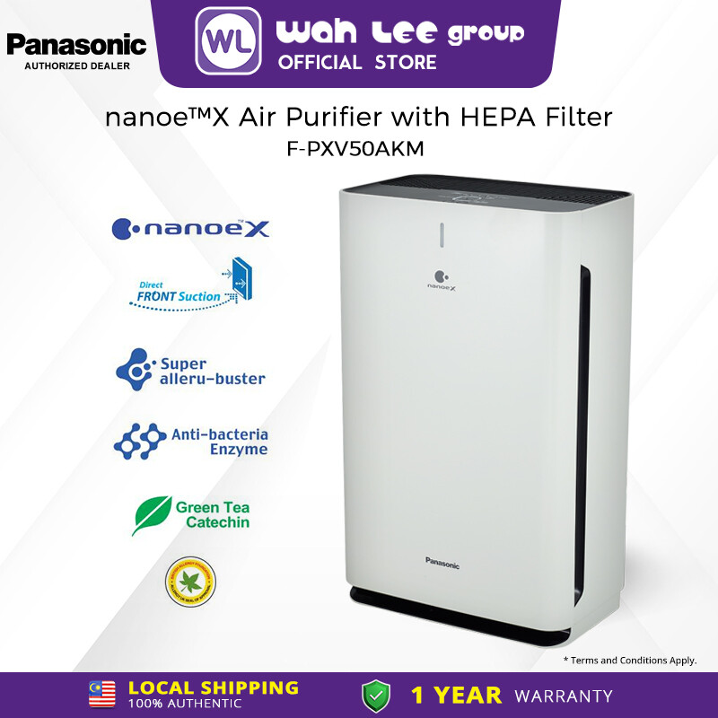 Panasonic Nanoex Air Purifier With Hepa Filter F-PXV50AKM WAH LEE STORE ...