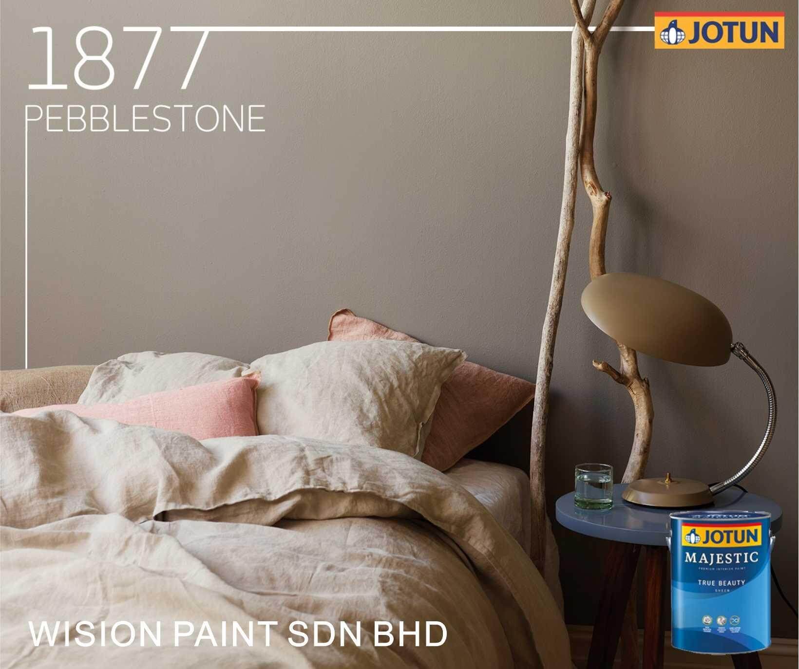 1877 PEBBLESTONE ( 1L ) Jotun Interior Majestic True Beauty Sheen | Lazada
