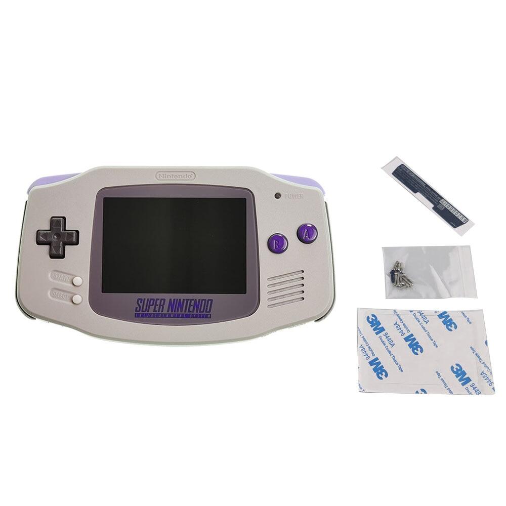 New SNES Shell for GBA IPS V2 LCD Screen Pre cut Original Shell for ...