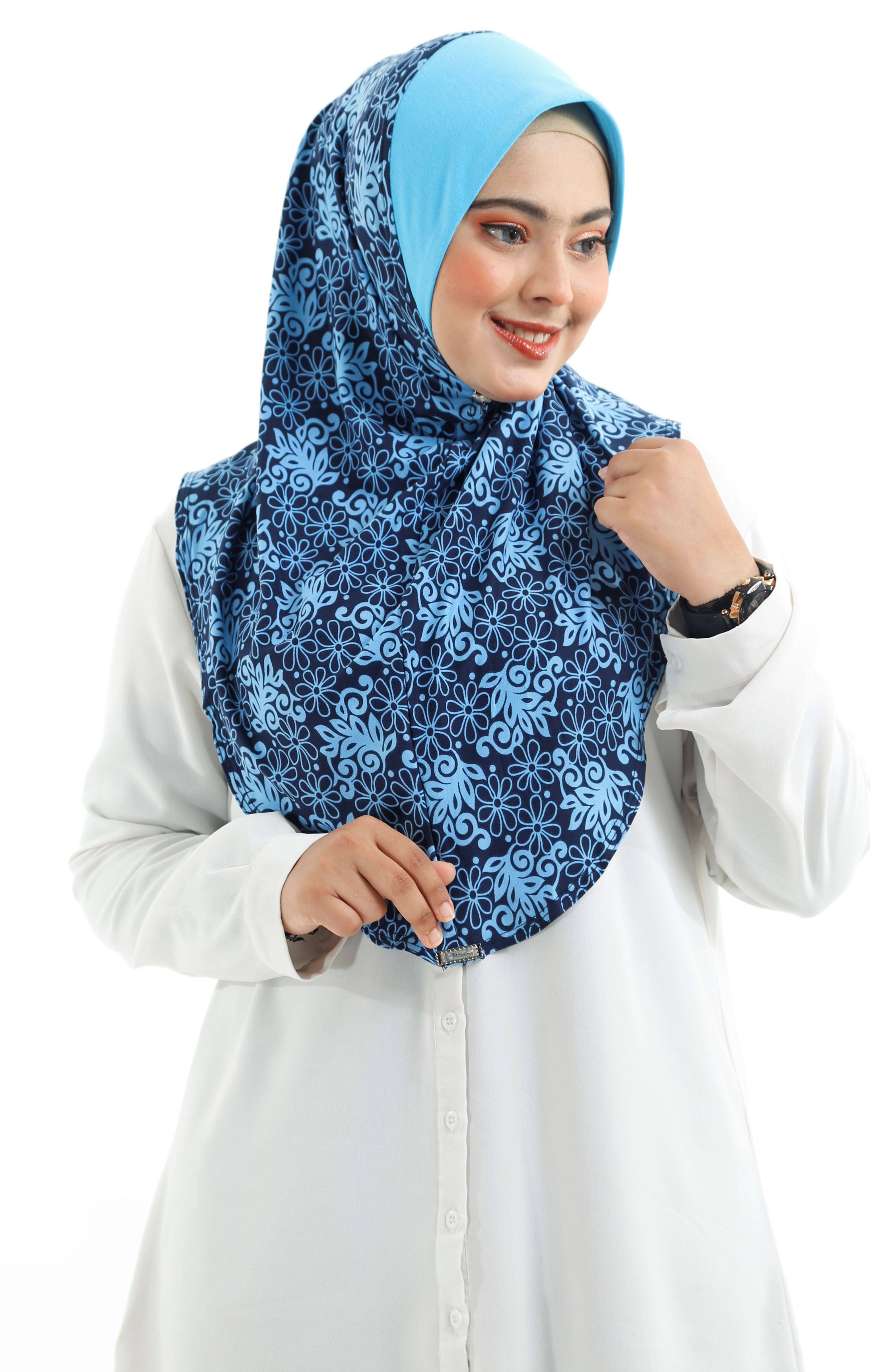 NEW DESIGN TUDUNG SARUNG COTTON PRINTED DESIGN LEAVES Awning Jilbab ...
