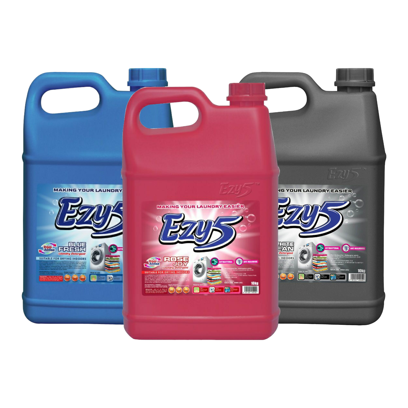 Ezy5 Liquid Detergent 10kg - 3 Variants | Lazada