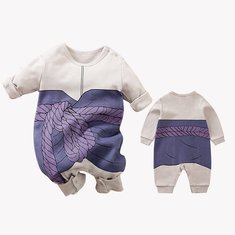 Baby Clothes Anime Naruto Uchiha Sasuke Costume Newborn Baby Demon ...