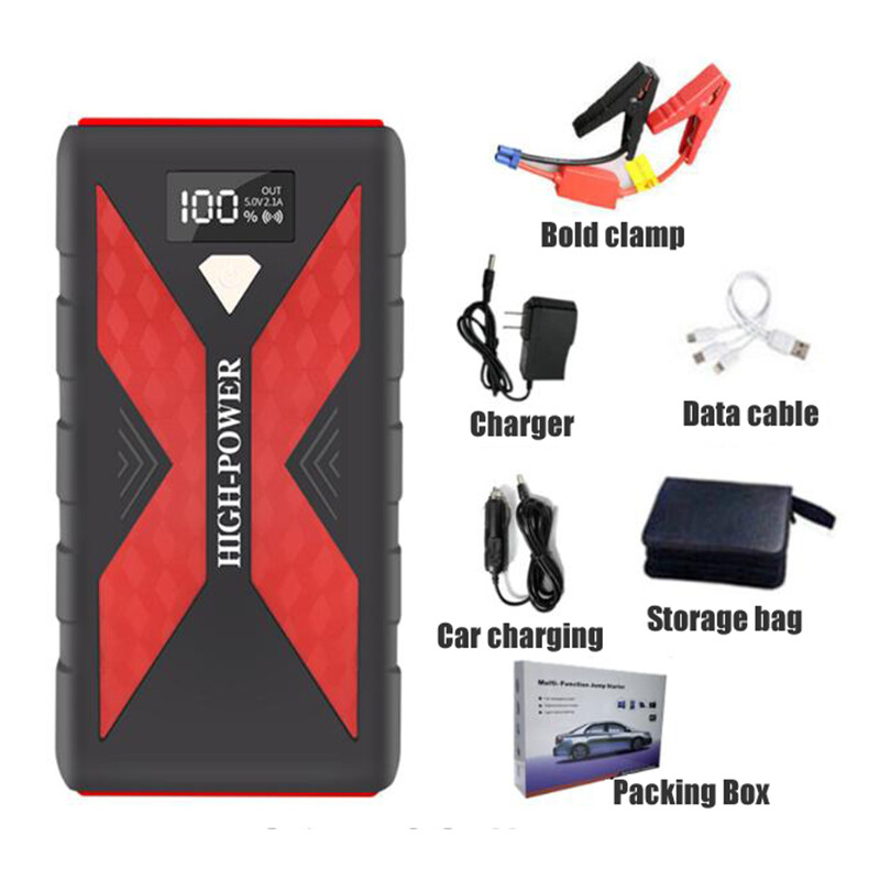 JDMGRAM X8 Portable Car Jump Starter Emergency Power Bank 20000mAh Auto ...