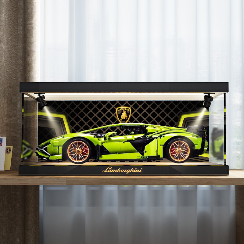 Sichuan light acrylic display box for Lego 42115 Lamborghini building ...