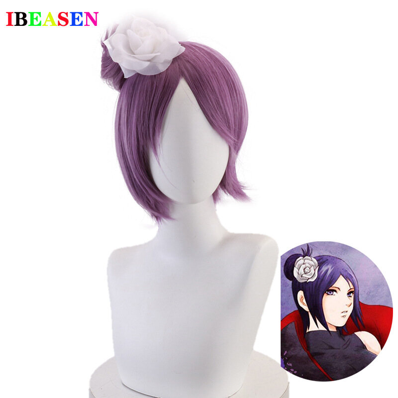 NARUTO Wig Cosplay Konan Mitsuki Itachi Sakura Kakashi Sasuke Hinata ...