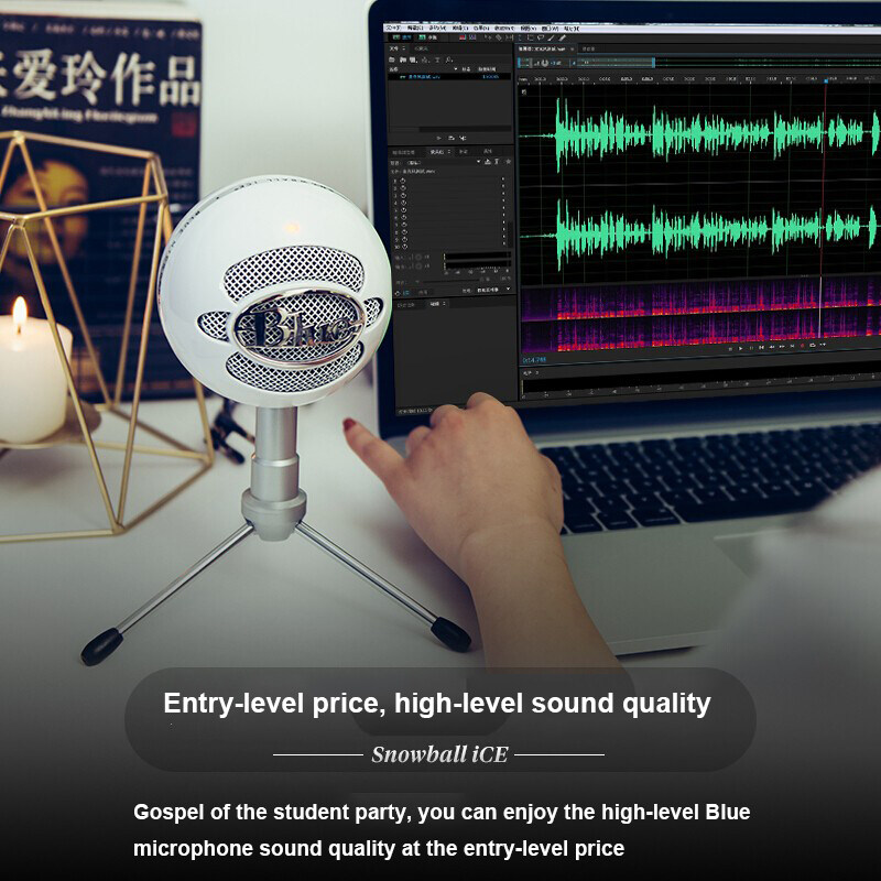 [Ready to Ship] Original Blue Snowball iCE Professional USB Condenser ...