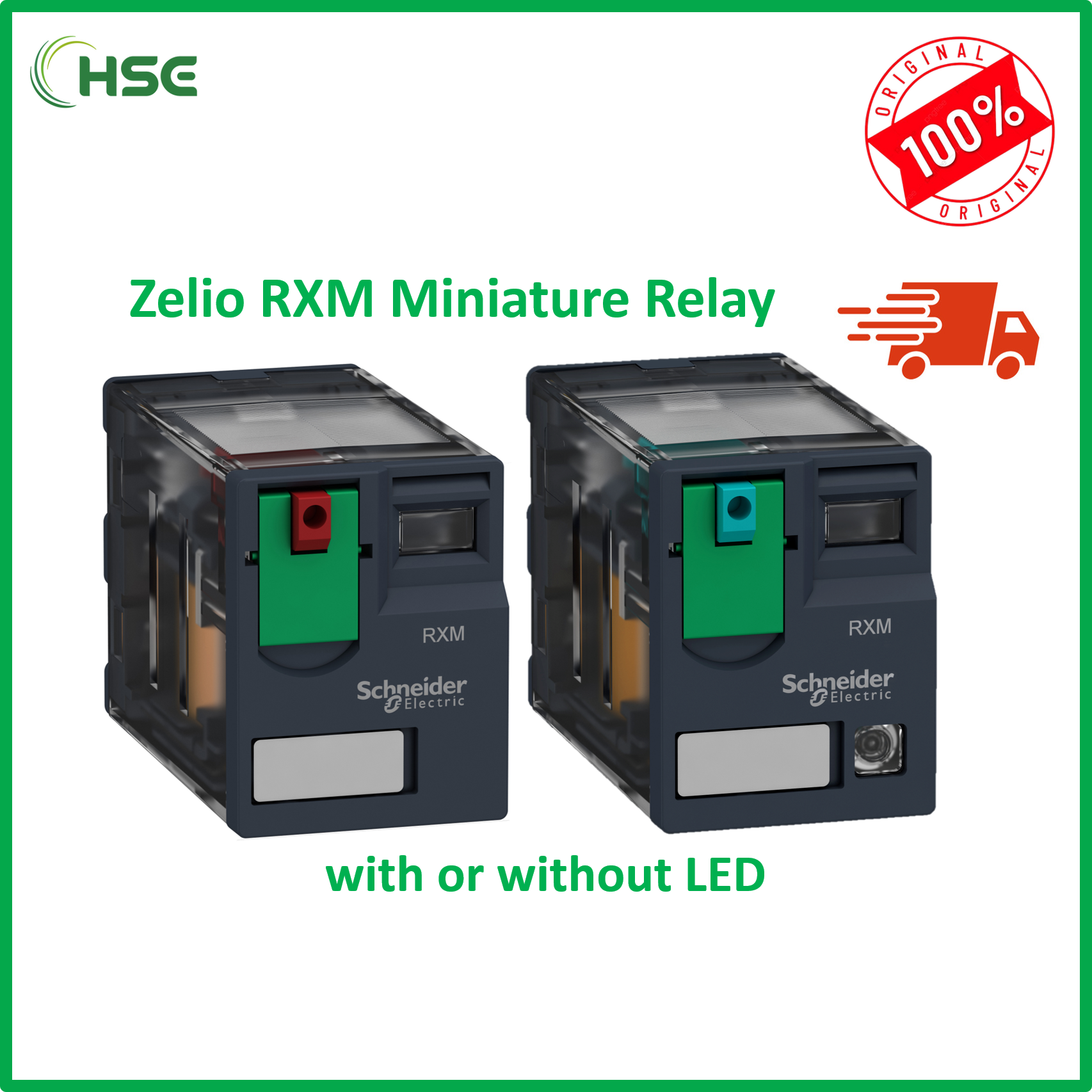[7 Options] SCHNEIDER Zelio RXM Miniature Relay with or without LED ...