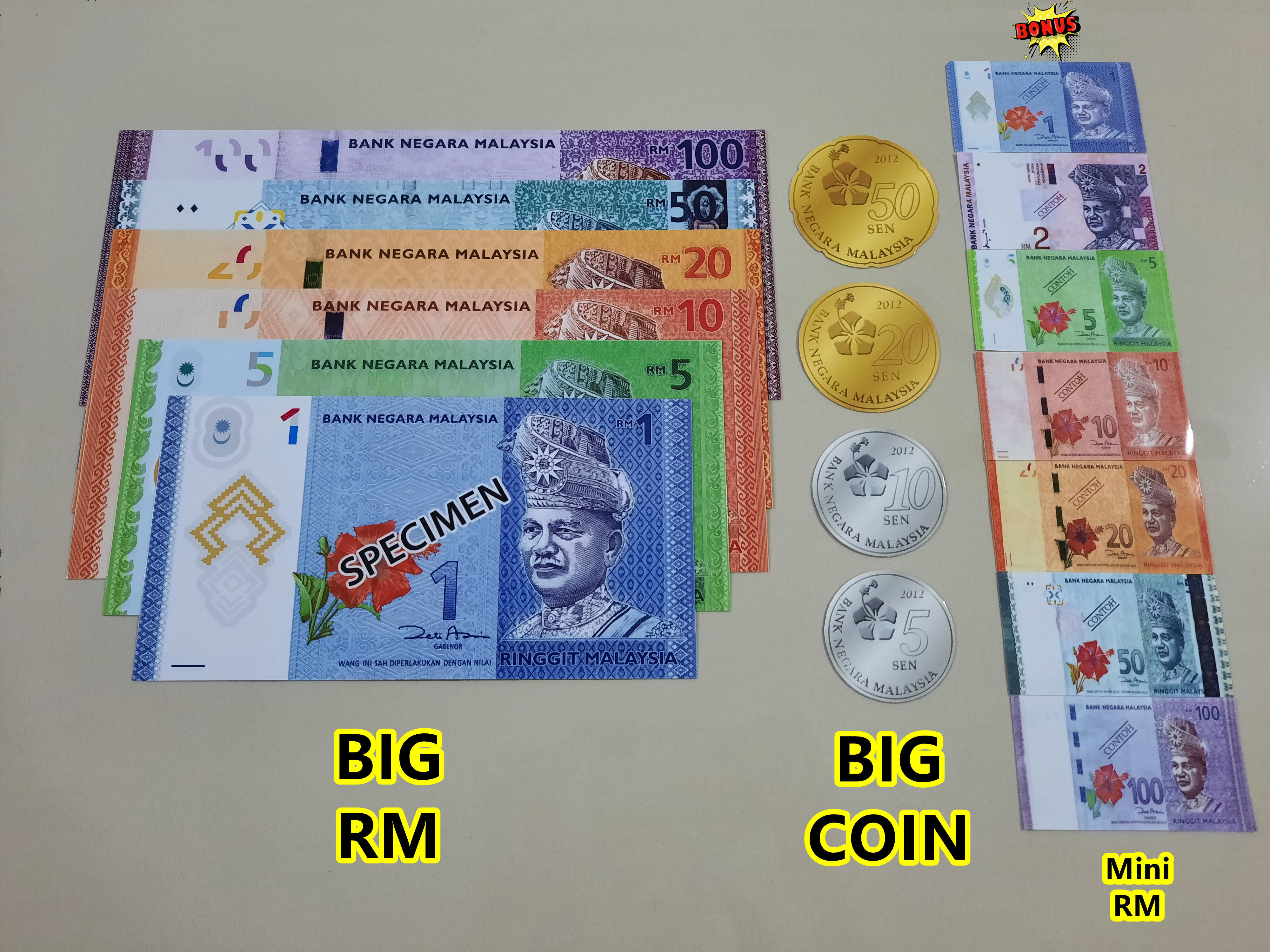 Wang Permainan Malaysia / Wang Mainan / Wang Tiruan / Children MONEY Learning Kit Mathematics ...