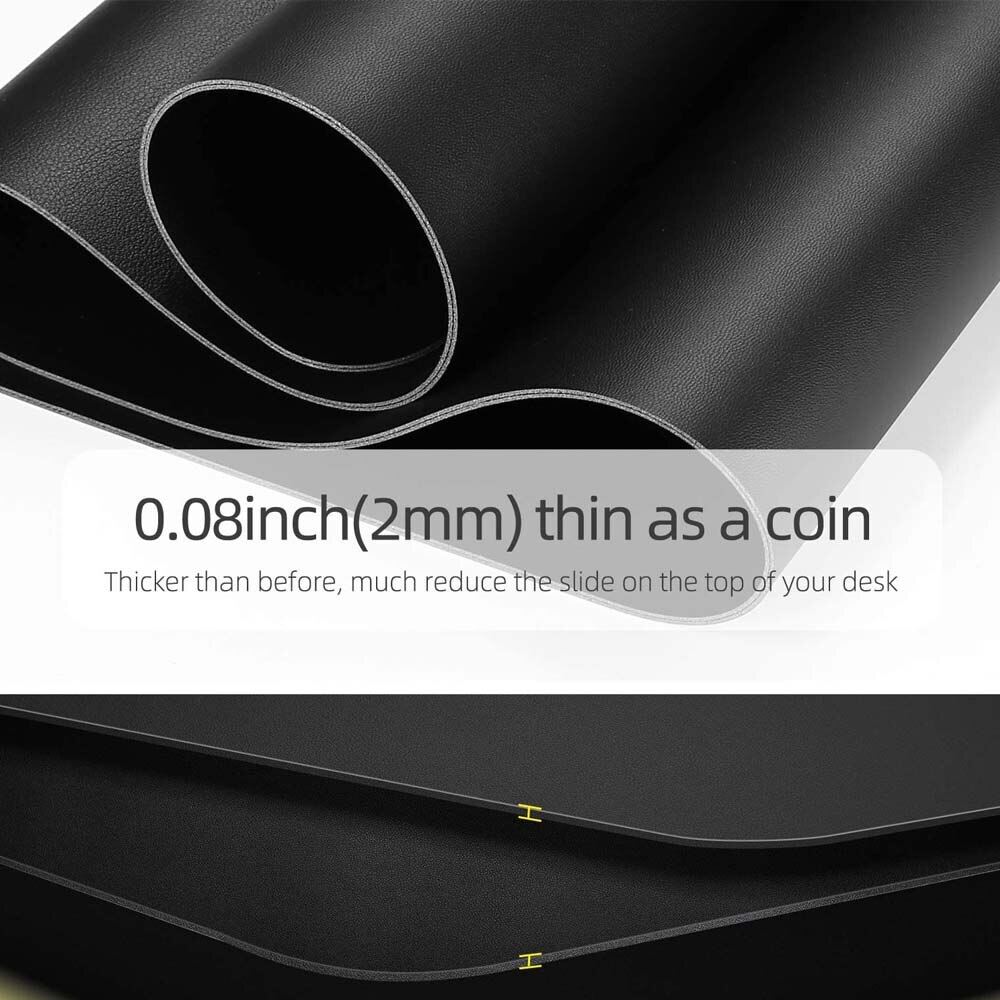 Large Mouse Pad Mandala Pattern Map Game Mousepad Anti-slip Pu Leather ...