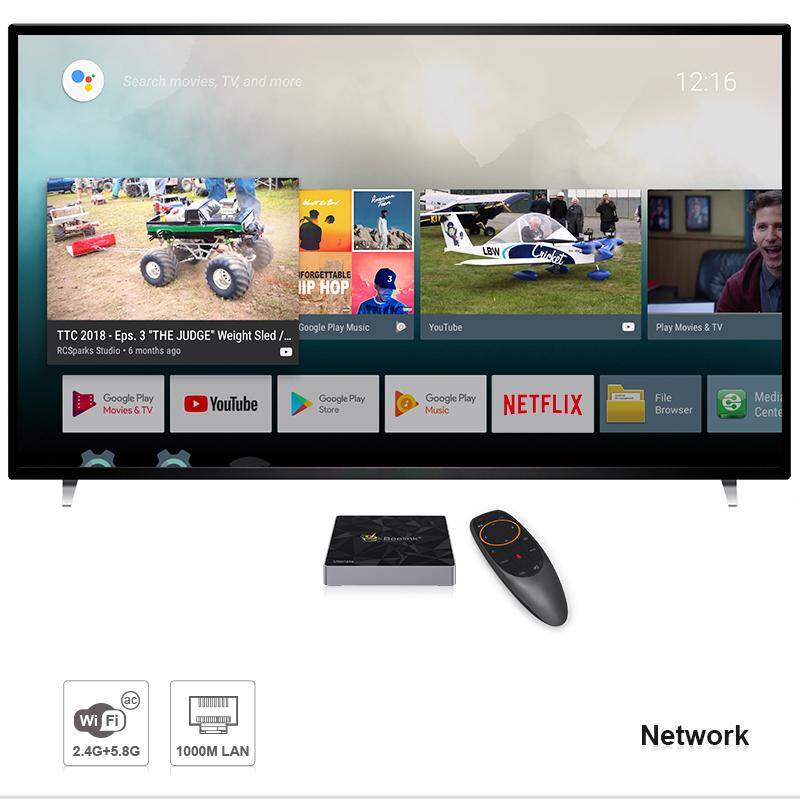 Beelink 4+32 GT1-A Voice Remote Control TV Box - Black - Hallo - ThaiPick