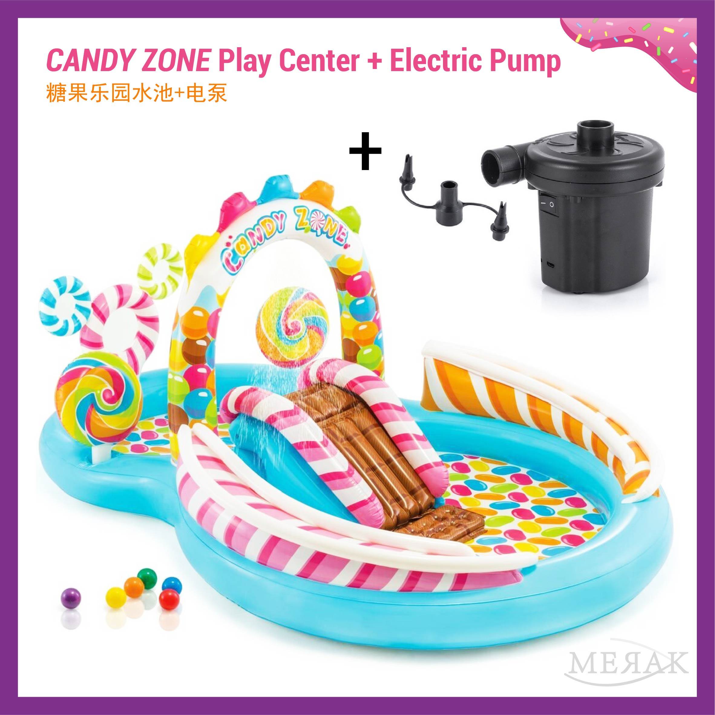 INTEX Candy Zone Play Center Children Swimming Pool Playground Toy Swim ...