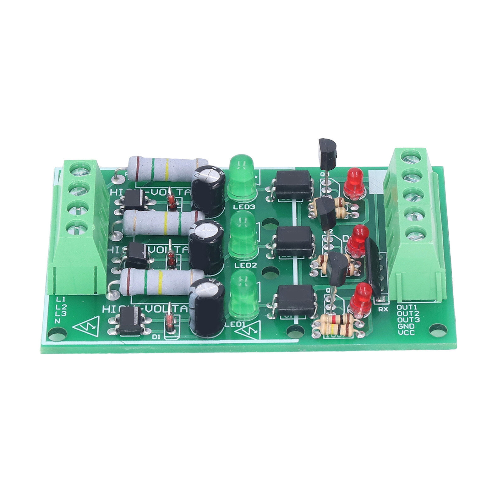 Optocoupler Isolation Module 3 Channel Photoelectric Isolated 220V AC ...