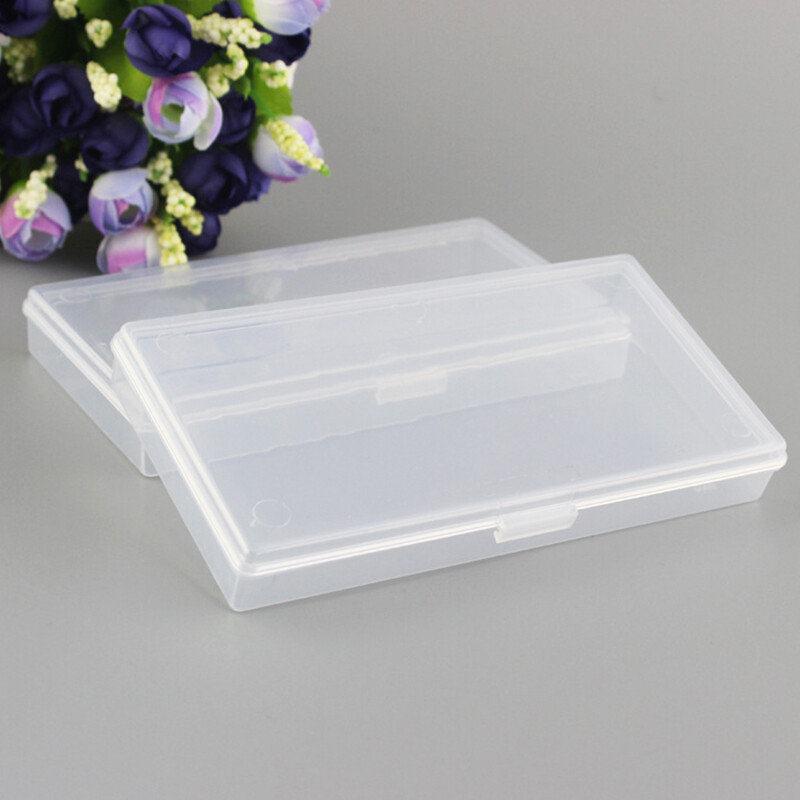 WORE Pp Transparent Plastic Empty Box With Lid Jewelry Electronic Parts ...