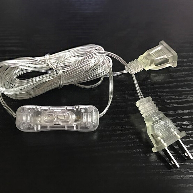 【Flash Sale】3.5M Plug Extender Wire Extension Cable EU Plug With Switch ...