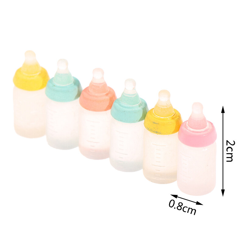 JiaShuo Baby PIEN 6ชิ้น/เซ็ต1:12ตะขอแขวนบ้านตุ๊กตาท่อนไม้สำหรับกลิ้งชุด ...