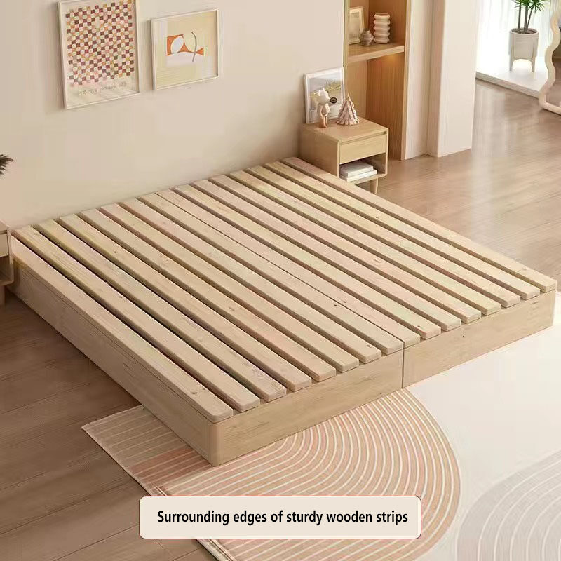 Moisture-proof framework tatami floor low bed Japanese style bed frame ...