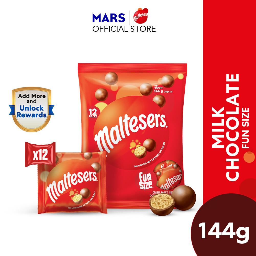 Maltesers Milk Chocolate Fun Size 144g Chocolate / Crispy | Lazada