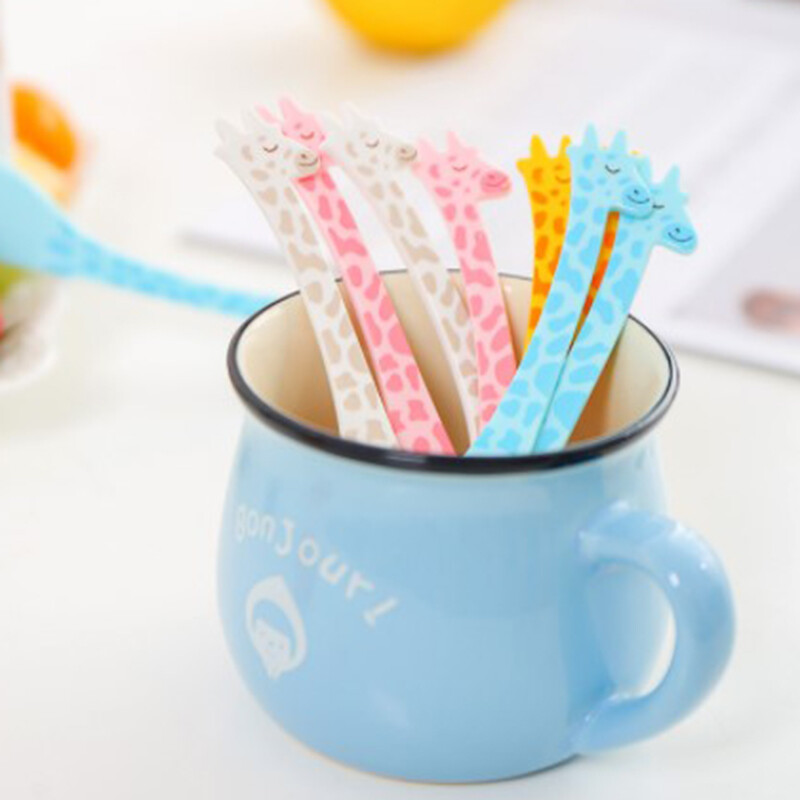 Buy 3 get 512pcsset Cartoon Giraffe Shape Food Picks Fruit Snack ...